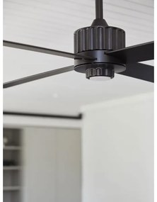 Lucci air 213170 - LED Stropní ventilátor NEWPORT wenge/hnědá + dálkové ovládání