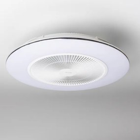 Brilagi - LED Stmívatelné svítidlo s ventilátorem AURA LED/38W/230V bílá + DO