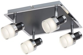 Rabalux LED koupelnové stropní svítidlo Harold 4x5W | 1600lm | 4000K | IP44 - chrom