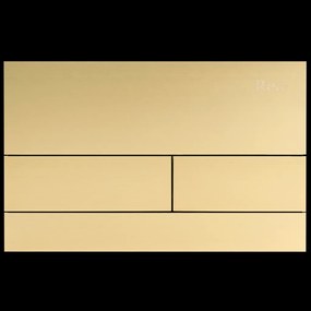 Rea Rea, Podomítkový WC systém K011A-Q + tlačítka T Brush Gold, KPL-E0055