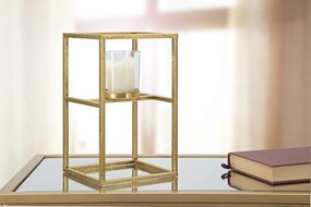 Svícen Elegant 25 cm zlatý