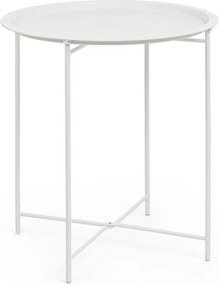 Ocelový kulatý odkládací stolek ø 46 cm Austin – Bizzotto