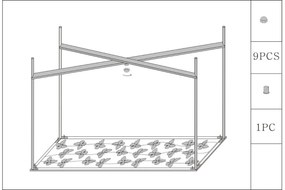 Designová konzole Jahmisey 100 cm zlatá