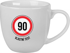 Personalizovaný keramický hrníček 400 ml - narozeninová dopravní značka