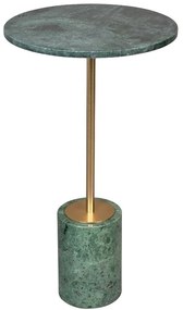 OnaDnes -20% Zelený mramorový odkládací stolek DUTCHBONE Gunnar 37,5 cm