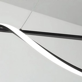 Toolight Toolight, LED závěsná lampa 120cm, 27W, 3000K, LHJ019-CP, černá, OSW-50004