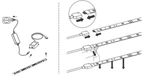 Eglo 32733 - LED RGB pásek 5m STRIPE-C LED/19W/230V