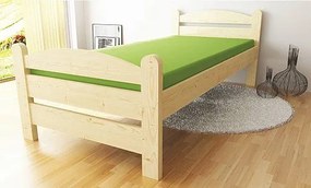 CZ Nábytkář - Kasvo Postel NATURE 140cm | Varianta: smrk masiv lakovaný