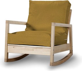 Potah na křeslo IKEA Lillberg barva žlutá látka pletený vzor