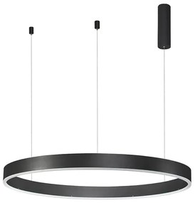 LED lustr Motif 100 černé stmívatelné