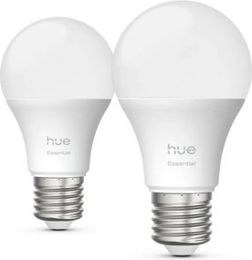 Philips Hue Essential - Chytrá LED žárovka E27, 806 lm, 2 ks 929004235402