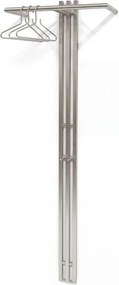 Ocelový nástěnný věšák ve stříbrné barvě 65 cm Senza – Spinder Design