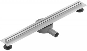 Mexen Flat nerezový sprchový žlab s rotačním 360° sifonem 60 cm, vzor SLIM, 1041060