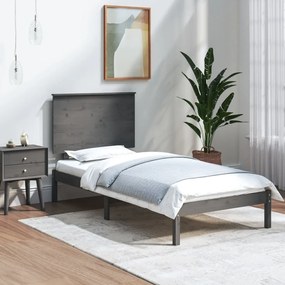 vidaXL Rám postele masivní borovice 90 x 200 cm [3104789] Barva: Bílá