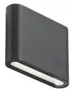 LED vnější nástěnné osvětlení Cremona S tmavě šedá