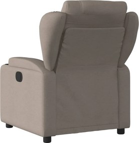 Elektrické polohovací křeslo taupe textil 3204466
