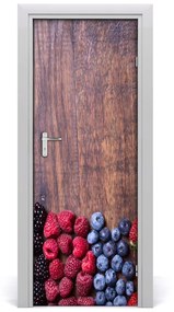 Fototapeta na dveře samolepící lesní ovoce 95x205 cm
