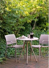 House Nordic Venkovní bistro stůl BARLETTA ø70 cm taupe 7501039