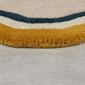 Flair Rugs, Kusový koberec Wool Scallop Leo Border Multi, 160x230, vícebarevná, ložnice