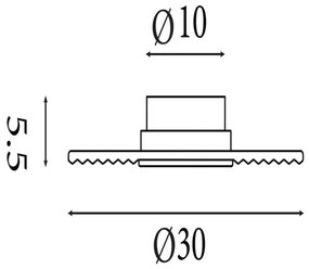 Searchlight 32210CL - LED Stmívatelné nástěnné svítidlo CLEO LED/9,4W/230V černá