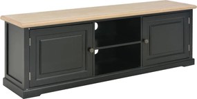 vidaXL TV stolek 120 x 30 x 40 cm dřevo [249885] Barva: Černá