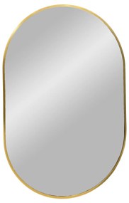 House Nordic Zrcadlo, hliník, mosazný vzhled, 50x80 cm