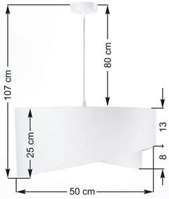 Lustr na lanku GALAXY 1xE27/60W/230V
