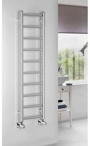 Sapho - Koupelnový radiátor METRO LIGHT 211W/230V 30x114 cm lesklý chrom