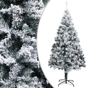 Umělý vánoční stromek s umělým sněhem zelený 400 cm PVC,  328479 HangarStore.cz