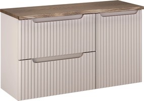 Comad Koupelnová skříňka pod deskové umyvadlo s košem na prádlo Nova Cashmere 100 kašmír