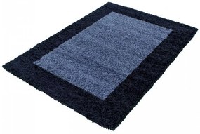 Vopi | Kusový koberec Life Shaggy 1503 navy - Kulatý průměr 160 cm