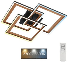 Brilo | Brilo - LED Stmívatelný přisazený lustr FRAME LED/45W/230V 2700-6500K + DO | BL1296