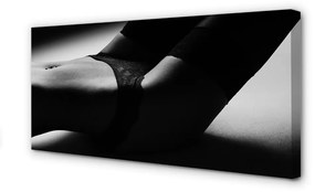 Obrazy na plátně žena břicho 100x50 cm
