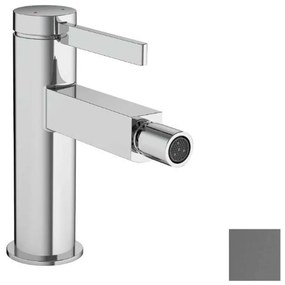Hansgrohe Finoris - Bidetová baterie s výpustí Push-Open, kartáčovaný černý chrom 76200340