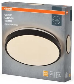 Osram - LED Stropní svítidlo ORBIS LONDON LED/24W/230V pr. 39,5 cm černá