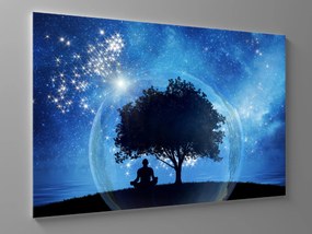 Liox Obraz vesmírná meditace Rozměr: 150 x 100 cm
