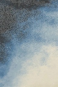 Kusový koberec vlněný Agnella Agnus Sfumato Modrý Rozměr: 240x340 cm