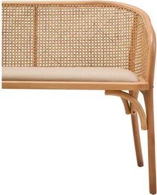 Polstrovaná lavice v přírodní barvě Cebu – Premier Housewares