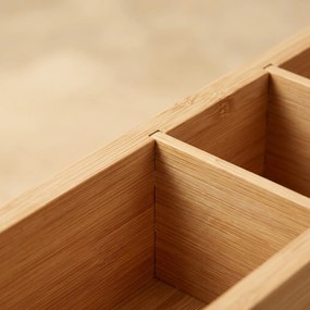 Bambusový organizér na stůl, 38 x 8 x 7 cm
