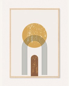 Oboustranný plakát Abstraktní Kompozice | 30 x 42 cm | DP351433