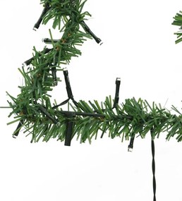 vidaXL Vánoční světelné dekorace s hroty 3ks Stromek 50 LED diod 30 cm [357729] Barva: Černá