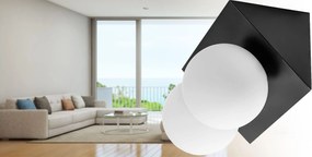 Toolight, nástěnné svítidlo 2xE27 APP1229-2W, černá matná, OSW-40118