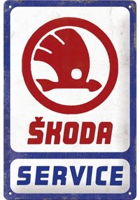 Nostalgic Art Cedule 20x30 Skoda - Service NA22397
