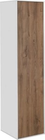 Aqualine Aqualine, ZANYA vysoká skříňka 35x140x30cm, bílá mat/dub emporio, ZA140