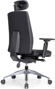 Ergonomická kancelářská židle MOSH Elite T3 Pro černá
