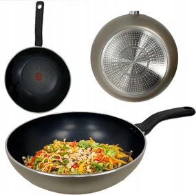 Pánev Wok 28 CM Tefal Cook & Savour, Nepřilnavá, Indukční, G19019