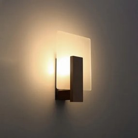 Nástěnné svítidlo SOLLUX LAPPO wenge E14 1x40W bez žárovky SL.1096