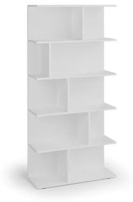 Knihovna CASCADE, 800x300x1766 mm, bílá