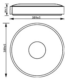 Philips - LED Stmívatelné stropní svítidlo COINER LED/24W/230V 2700K bílá