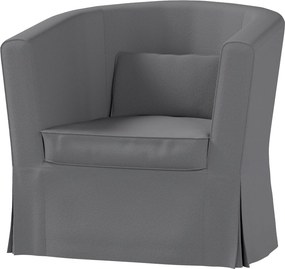 Potah na křeslo IKEA Ektorp Tullsta barva šedá látka pletený vzor